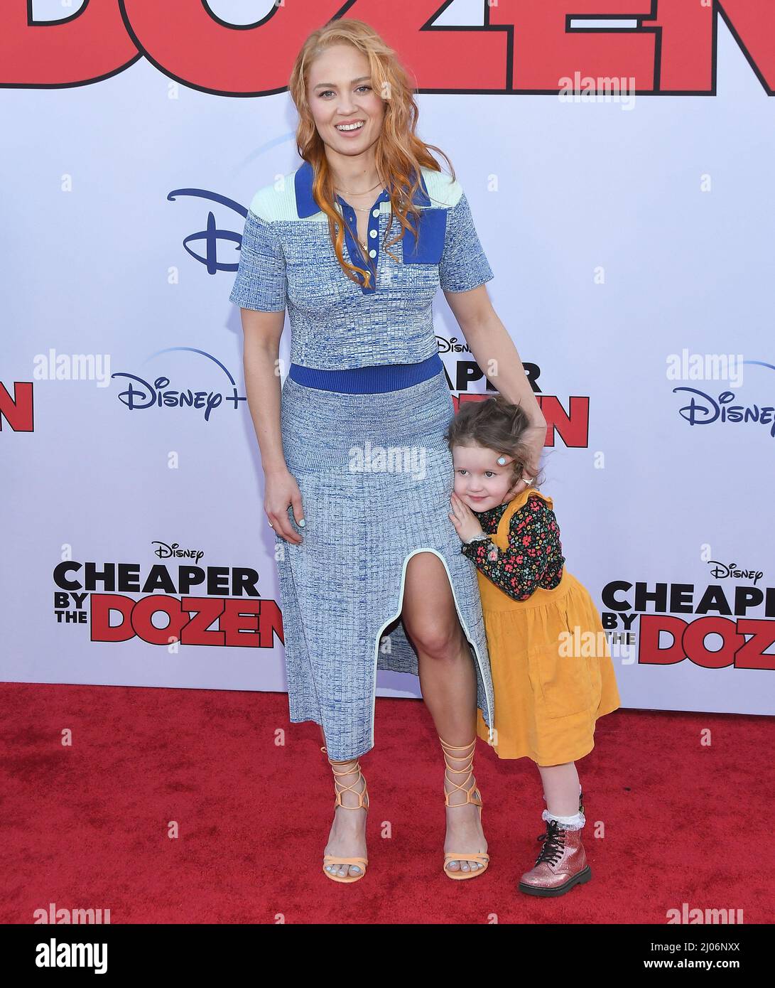 Los Angeles, USA. 16th Mar, 2022. (L-R) Erika Christensen and daughter ...