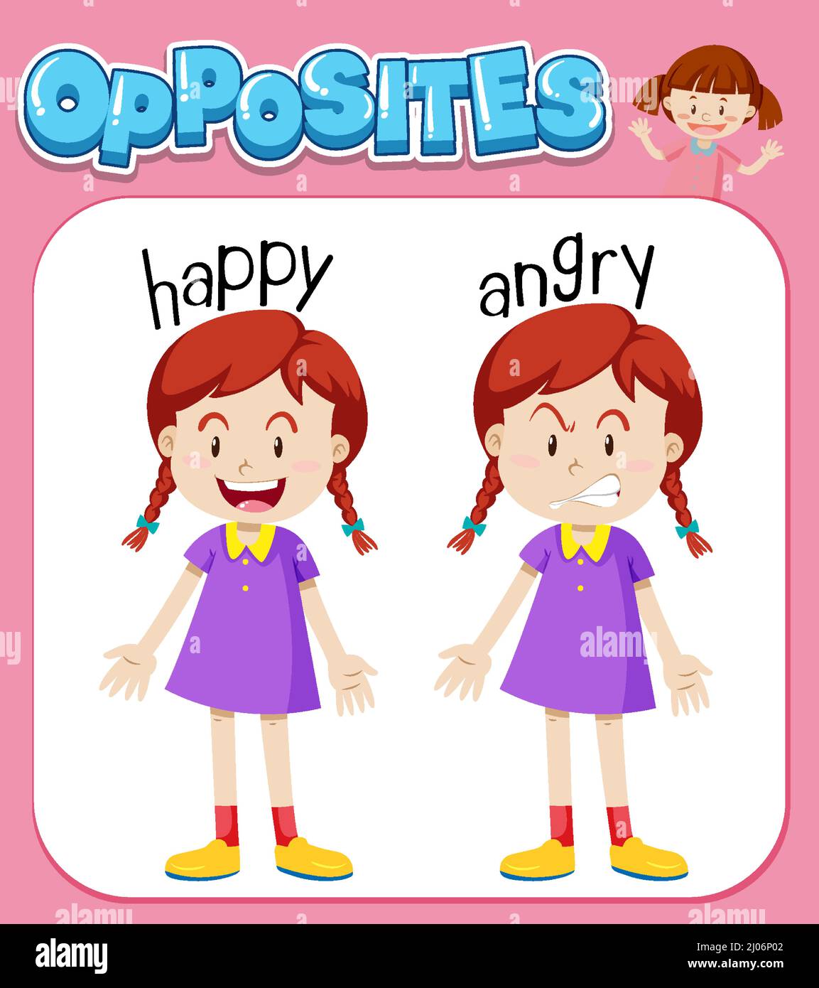 Cartoon illustration letter angry expression hi-res stock photography ...