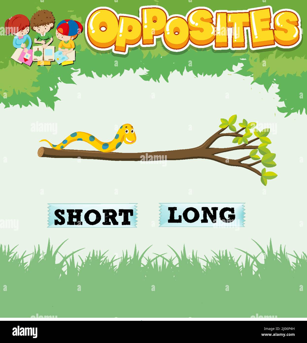 Short opposite Stock Vector Images - Alamy