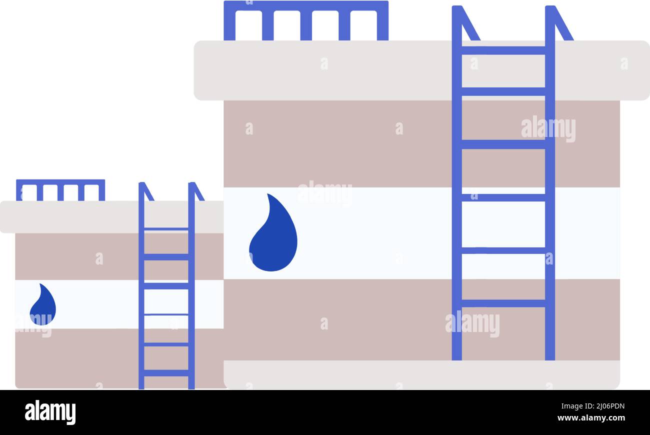 Oil industry vector refinery factory icon isolated Stock Vector Image ...