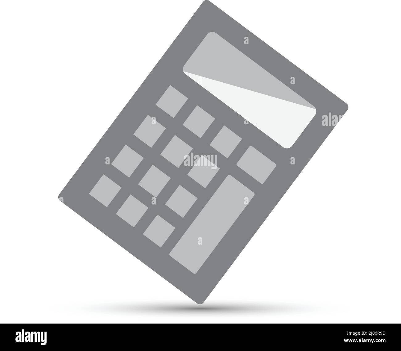 Calculator vector on white background Stock Vector Image & Art - Alamy