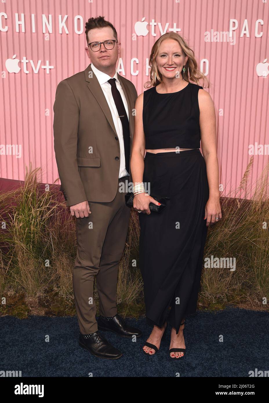 Executive Producer Lindsey Springer and Justin Springer on the red ...