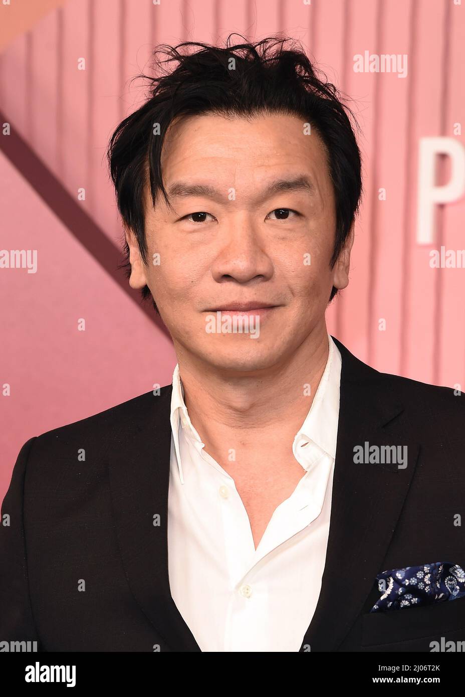 Chin Han on the red carpet at Apple's "Pachinko" Global Premiere Event ...