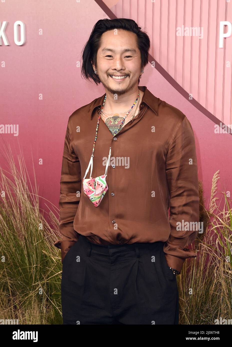 Executive Producer / Director Justin Chon on the red carpet at Apple's ...