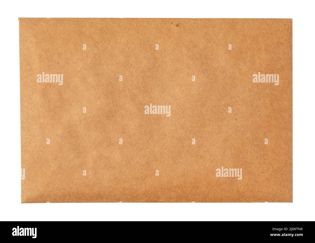 Recycled craft paper envelope isolated white background Stock Photo - Alamy