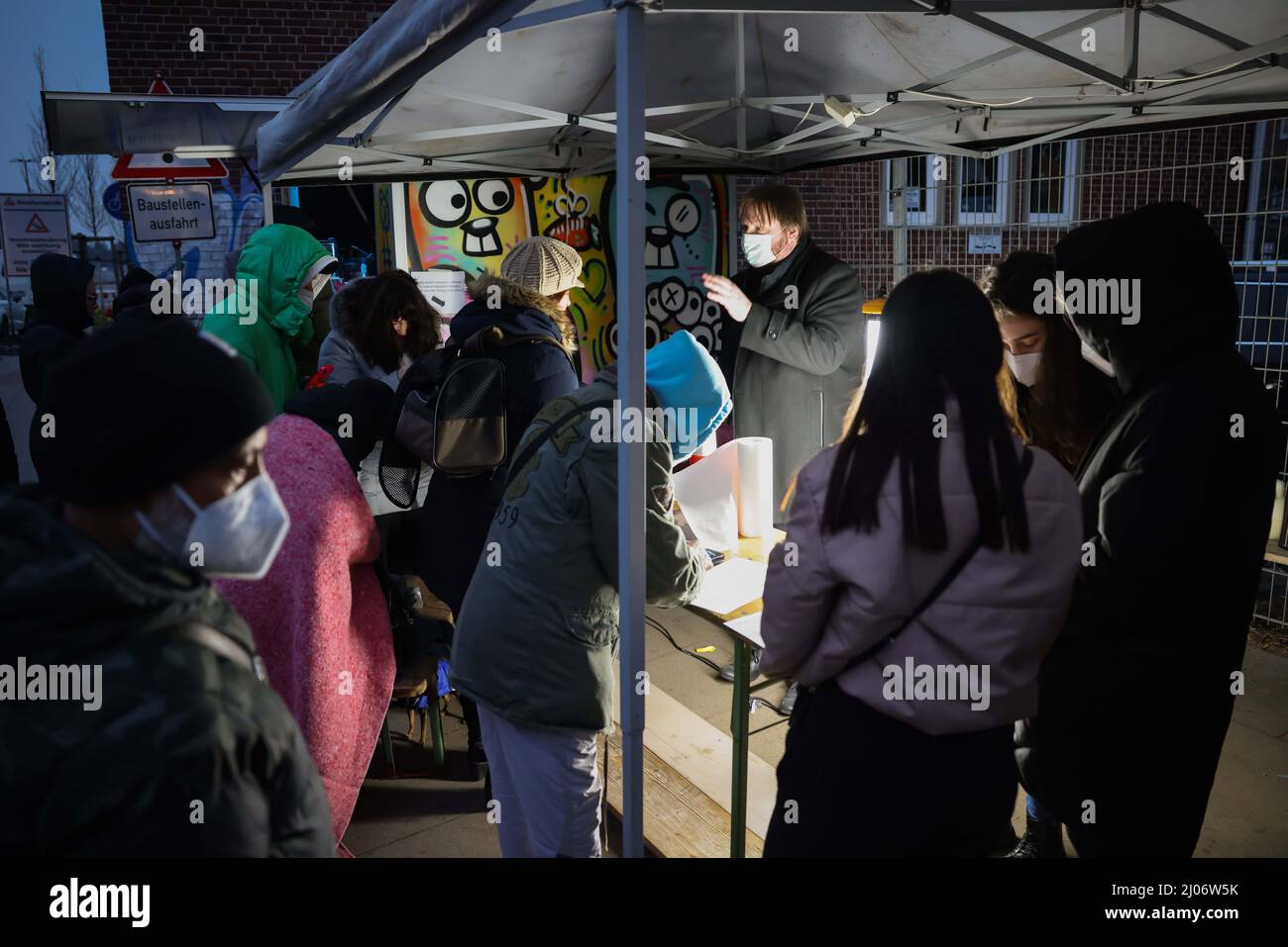 Hamburg, Germany. 17th Mar, 2022. Igor (M), a computer scientist from ...