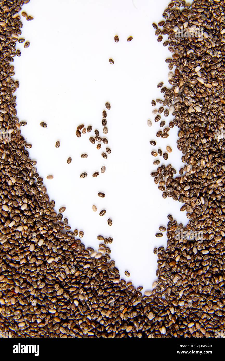 Chia seeds rotating in background hi-res stock photography and images ...