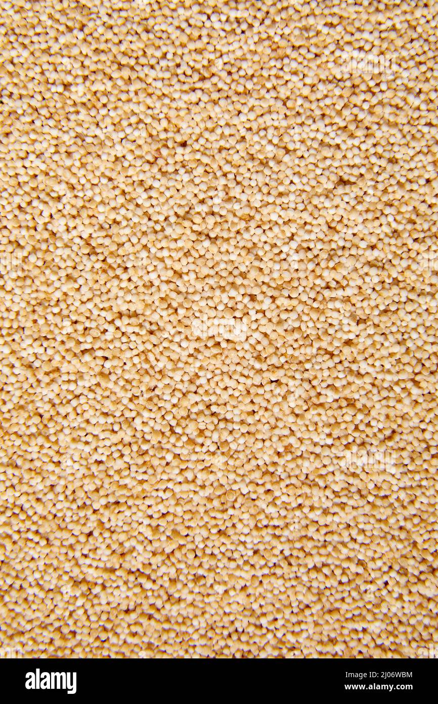 Flat lay macro natural dried amaranth seeds, top view, close up texture ...