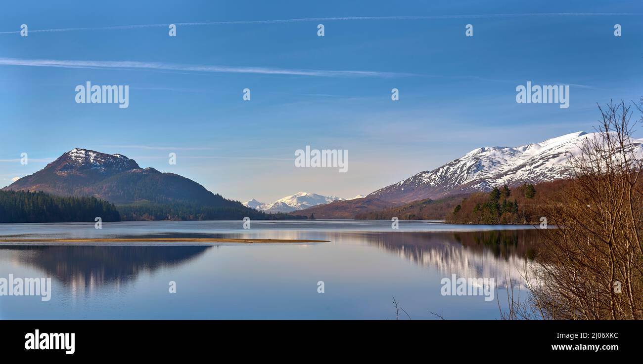 Loch Laggan in Scotland Stock Photo - Alamy