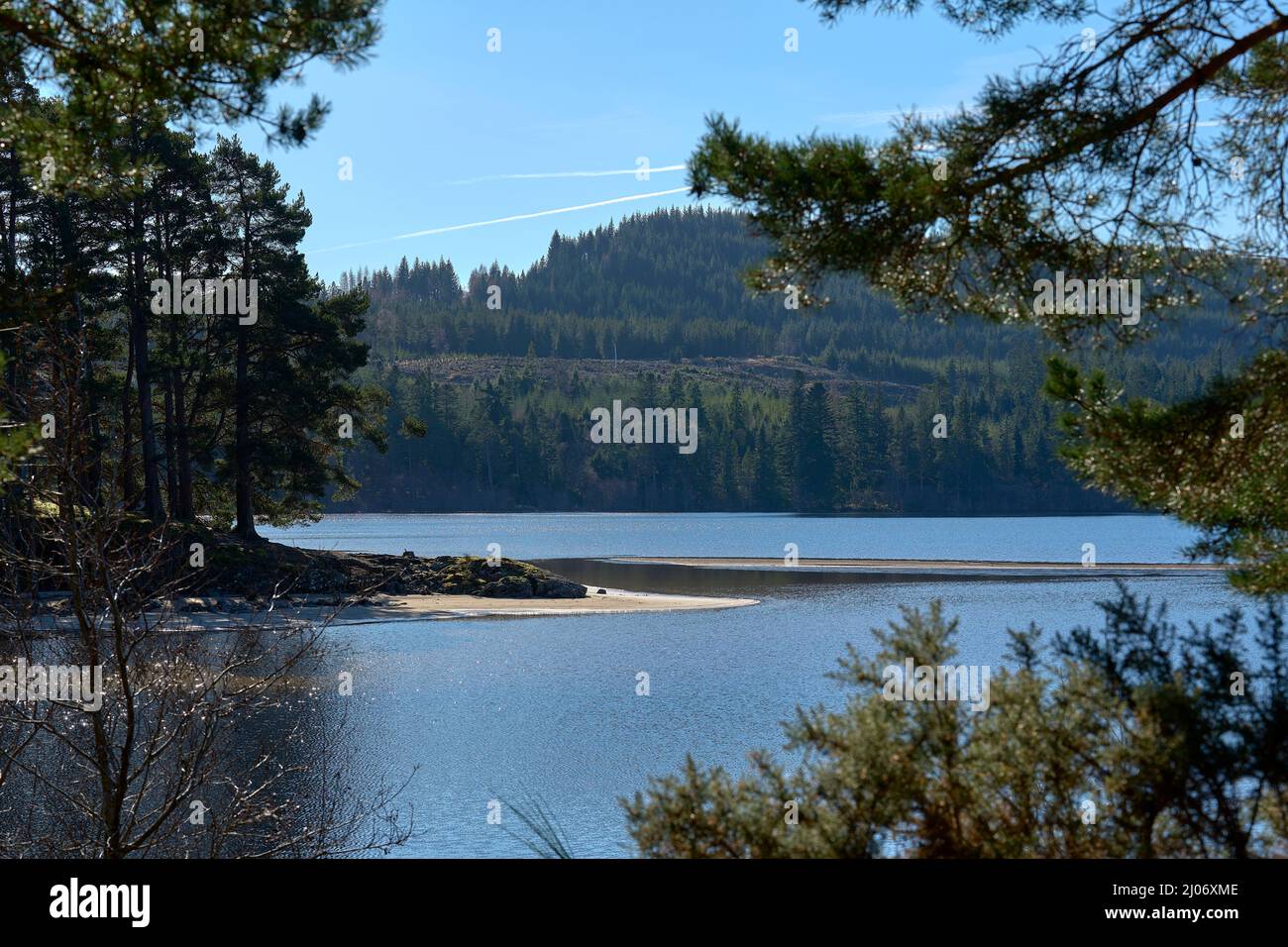 Loch Laggan in Scotland Stock Photo - Alamy