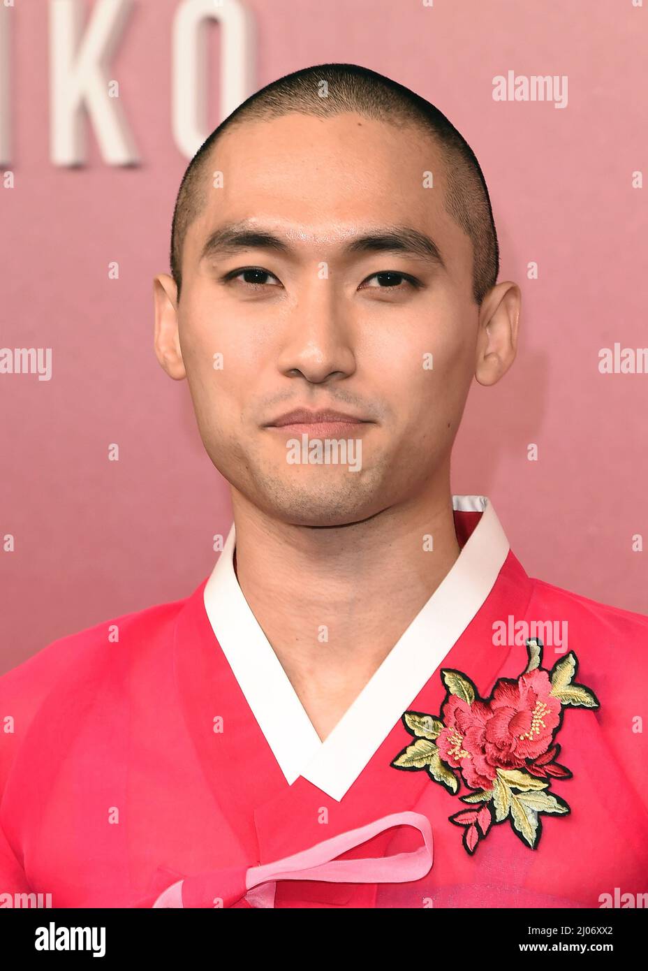 Los Angeles, USA. 16th Mar, 2022. Jin Ha on the red carpet at Apple's ...