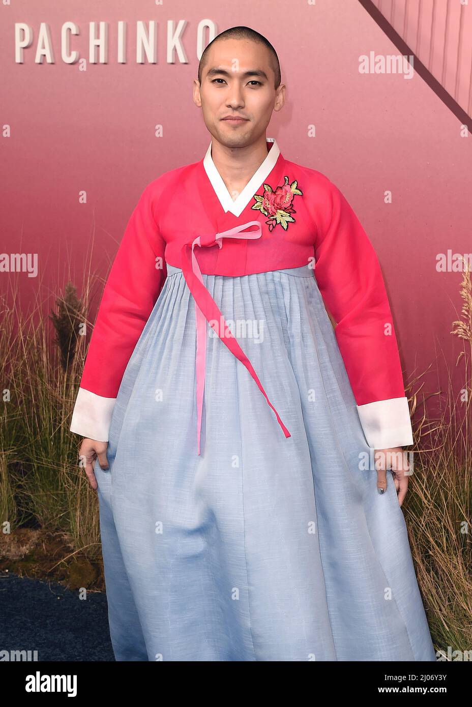 Los Angeles, USA. 16th Mar, 2022. Jin Ha on the red carpet at Apple's ...