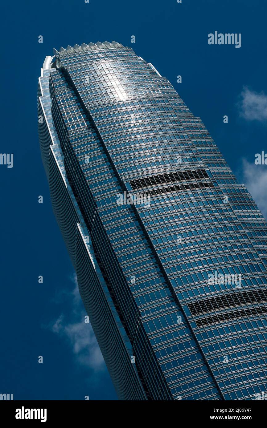 Detail of 2ifc, a skyscraper in Central, Hong Kong island's tallest ...