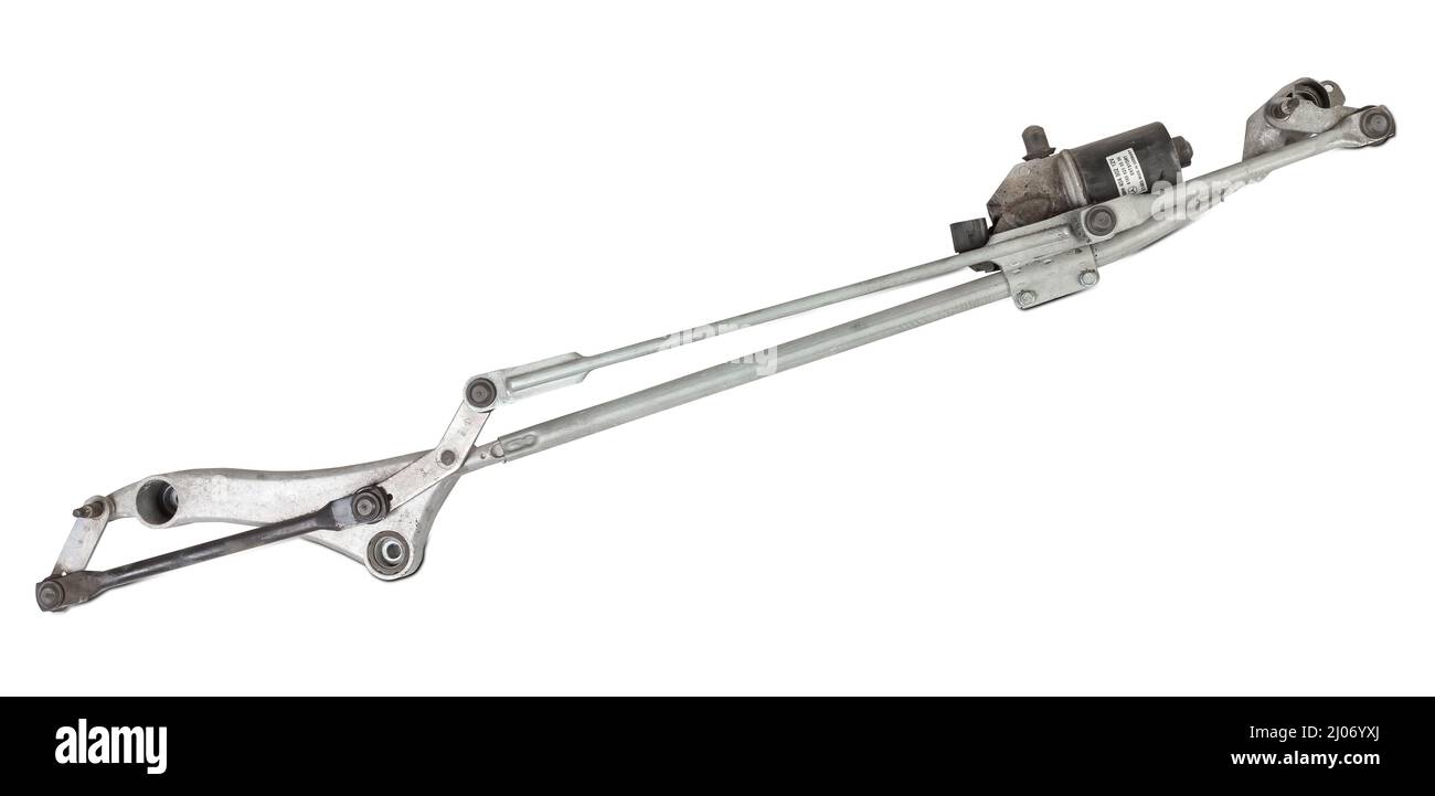 Wiper mechanism with electric motor - with a reducer that returns the ...