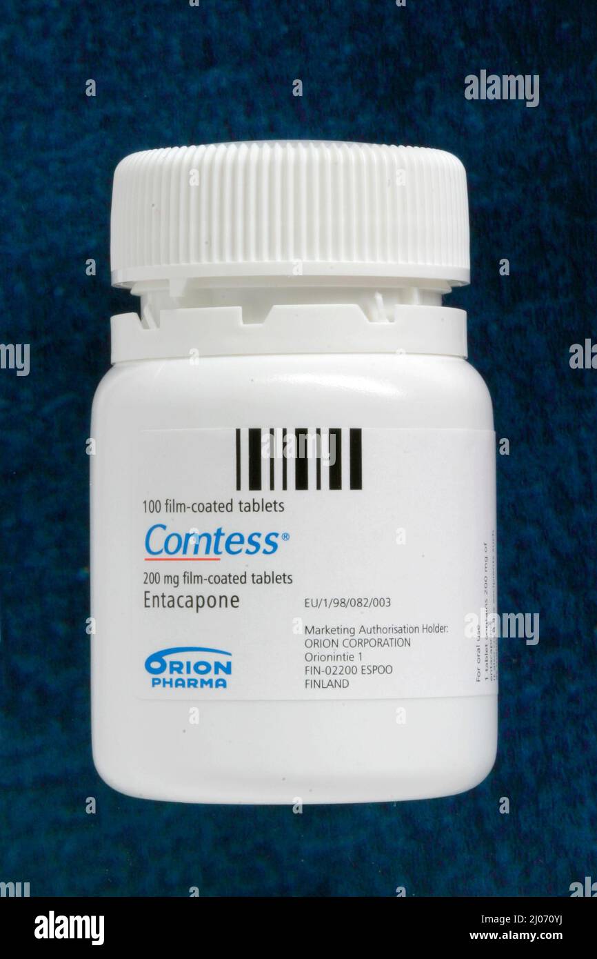 comtess 200mg tablets Stock Photo - Alamy