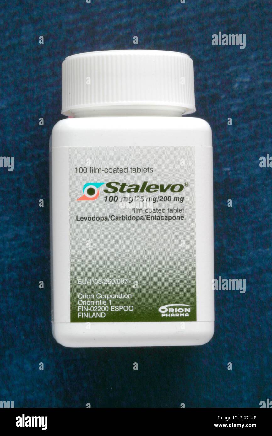 stalevo 100mg tablets Stock Photo - Alamy