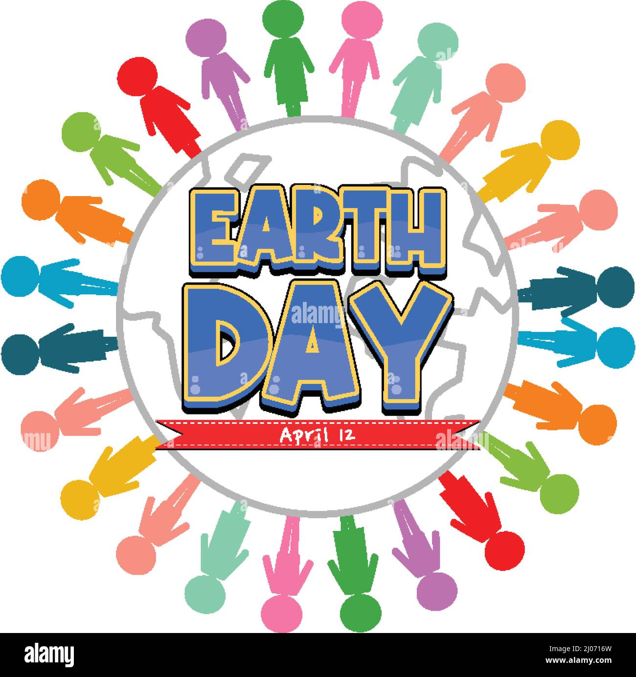 Poster design for Earth day illustration Stock Vector Image & Art - Alamy