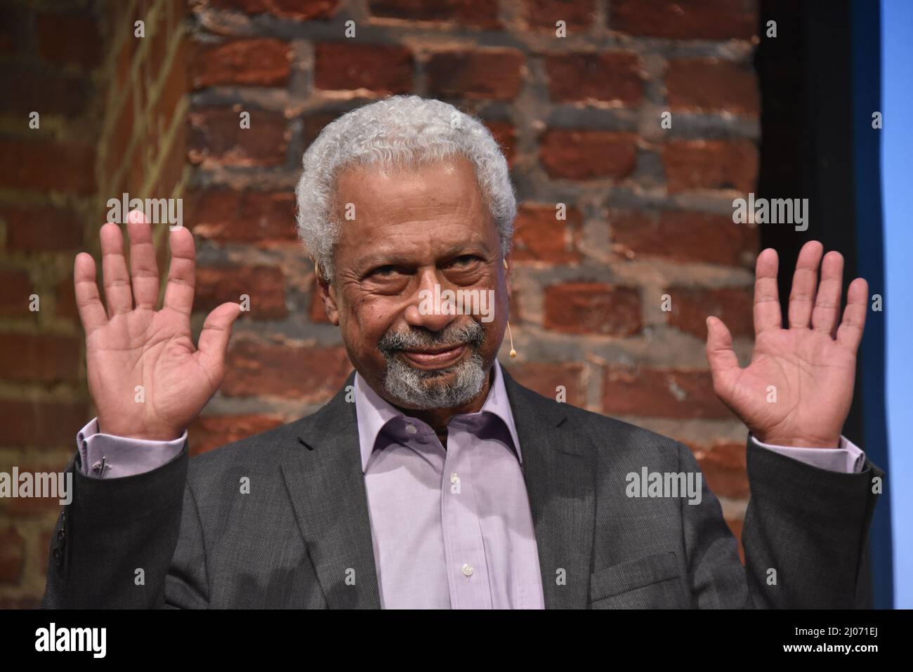 Cologne, Germany. 16th Mar, 2022. Writer and Nobel Prize winner ...