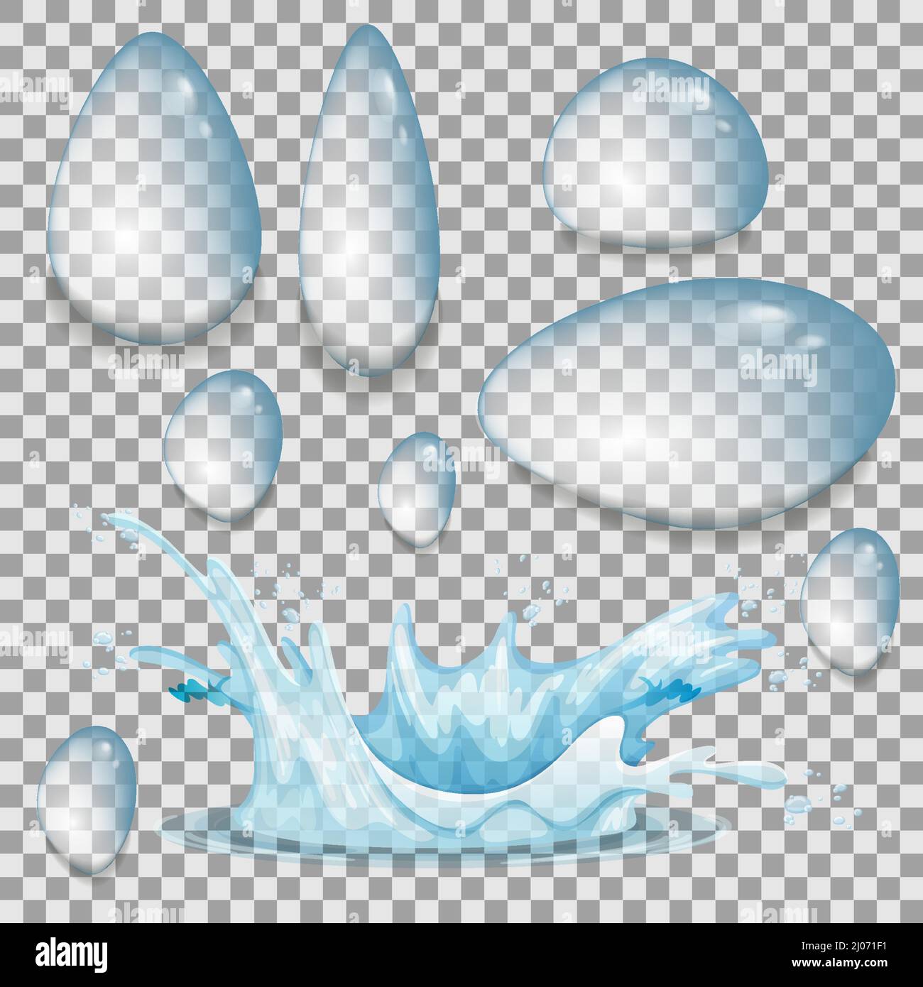 A water splash on white background illustration Stock Vector Image ...