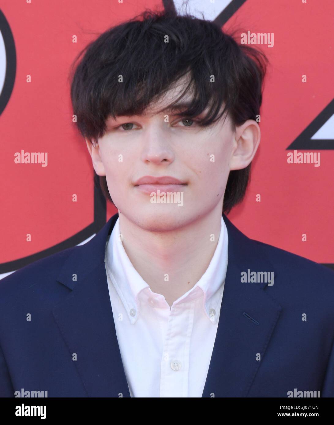 Los Angeles, USA. 16th Mar, 2022. Luke Prael arrives at Disney's ...