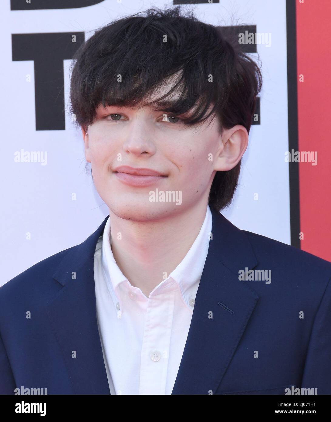 Los Angeles, USA. 16th Mar, 2022. Luke Prael arrives at Disney's ...