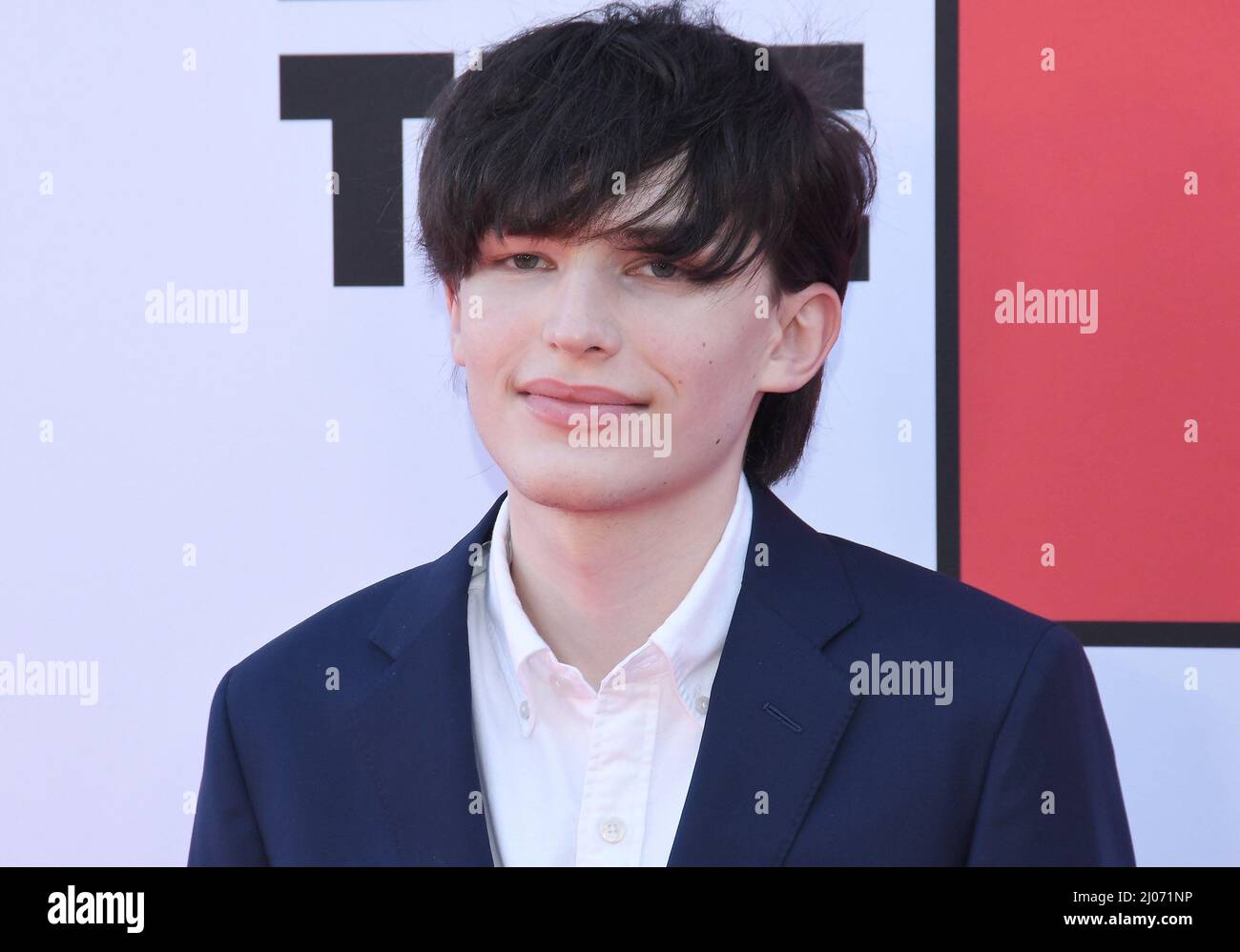 Los Angeles, USA. 16th Mar, 2022. Luke Prael arrives at Disney's ...