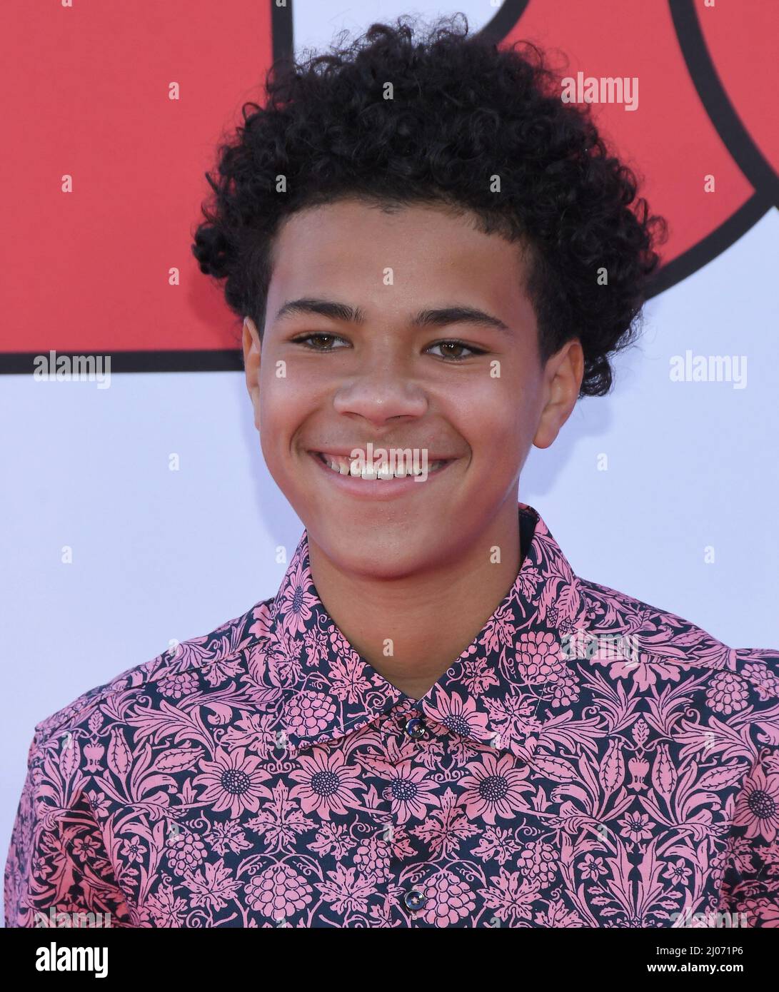 Los Angeles, USA. 16th Mar, 2022. Jalon Christian arrives at Disney's ...
