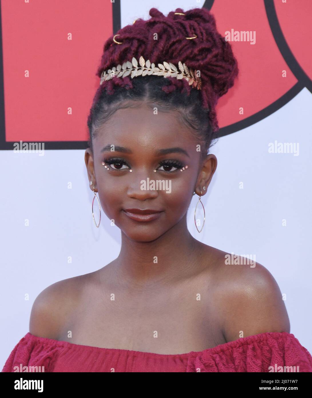 Los Angeles, USA. 16th Mar, 2022. Aria Brooks arrives at Disney's ...