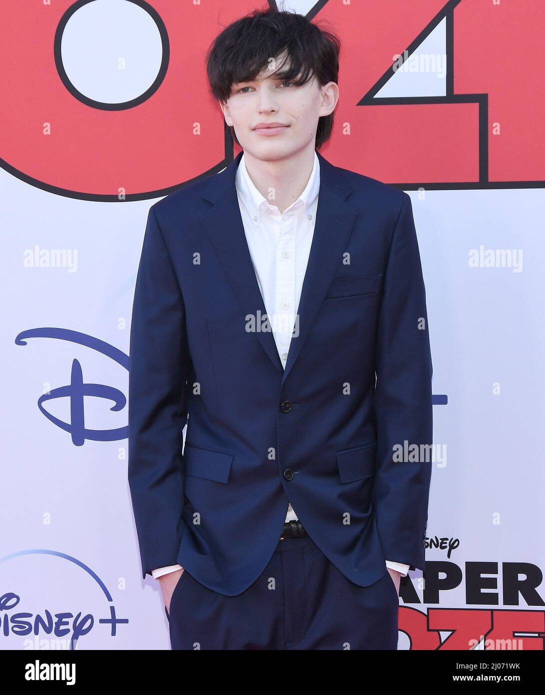 Los Angeles, USA. 16th Mar, 2022. Luke Prael arrives at Disney's ...