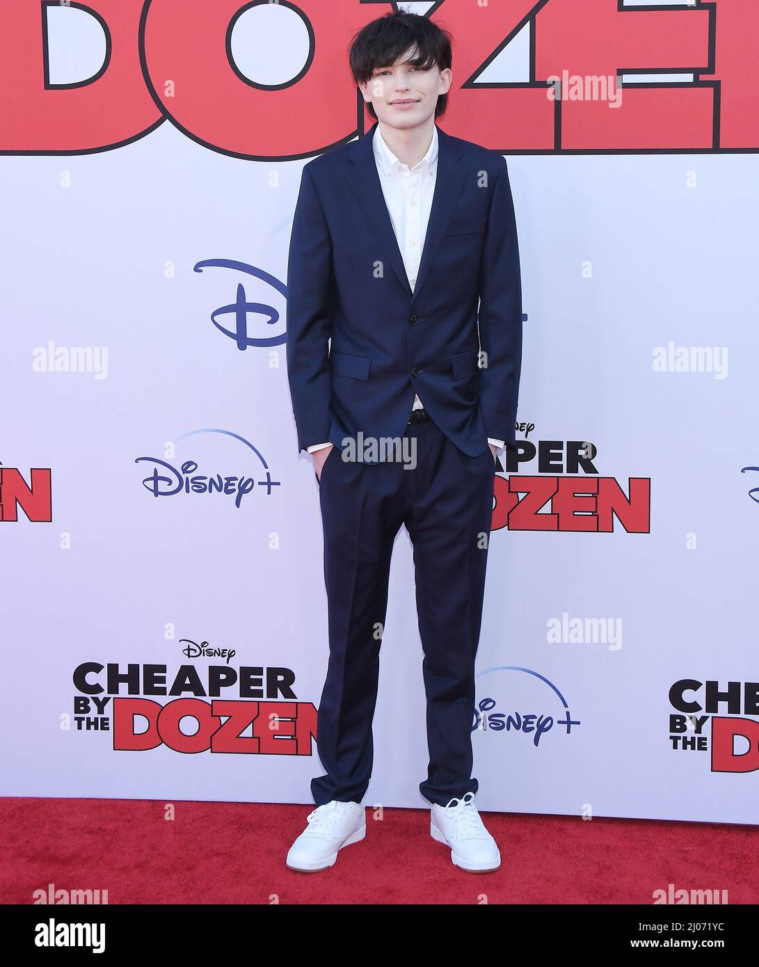 Los Angeles, USA. 16th Mar, 2022. Luke Prael arrives at Disney's ...