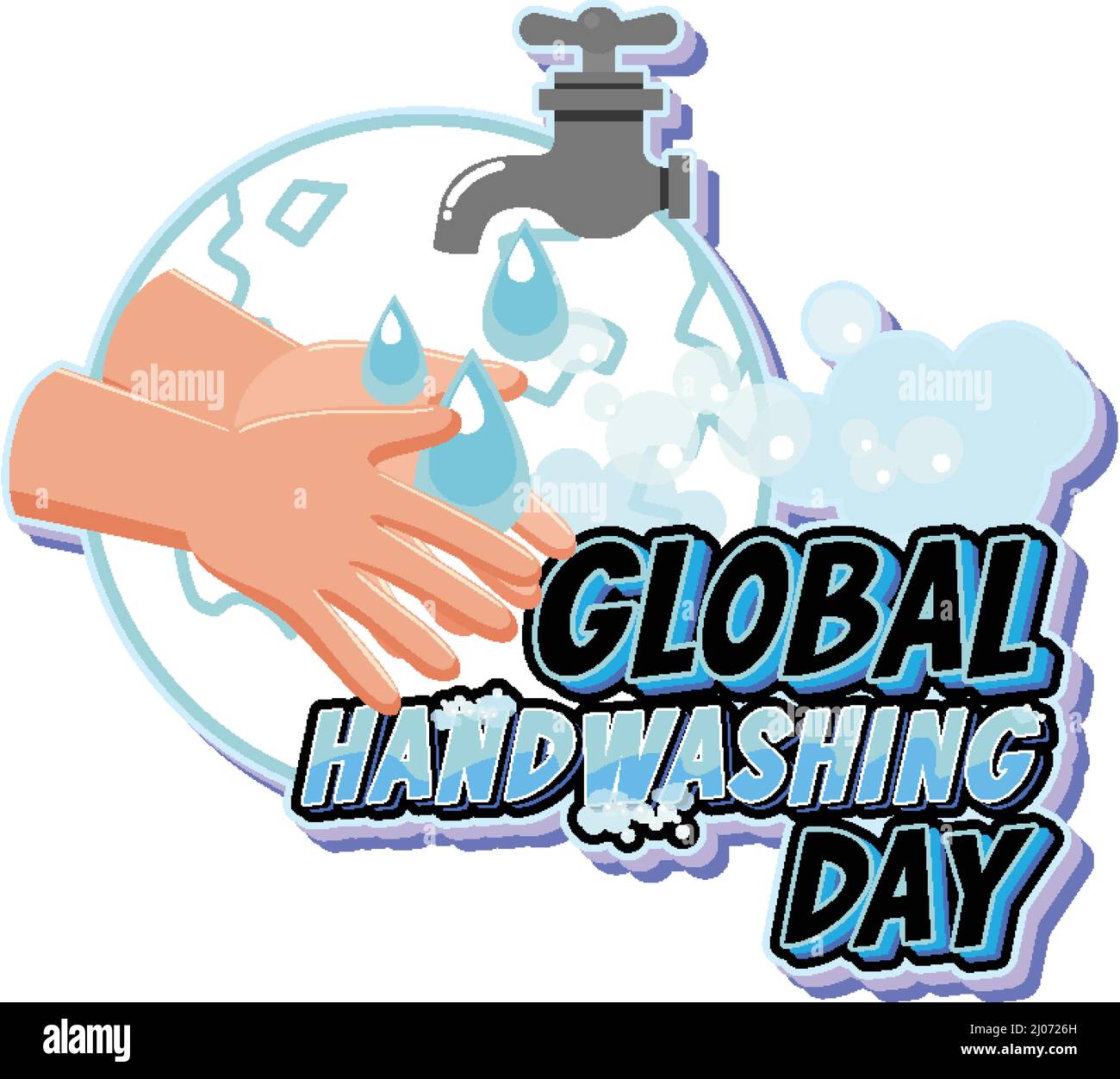 Global Hand Washing Day Banner Design illustration Stock Vector Image ...