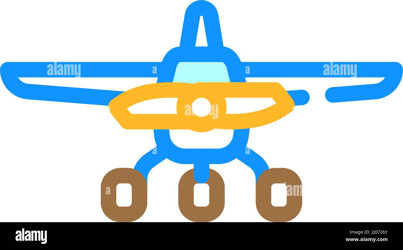 aircraft plane color icon vector illustration Stock Vector Image & Art ...