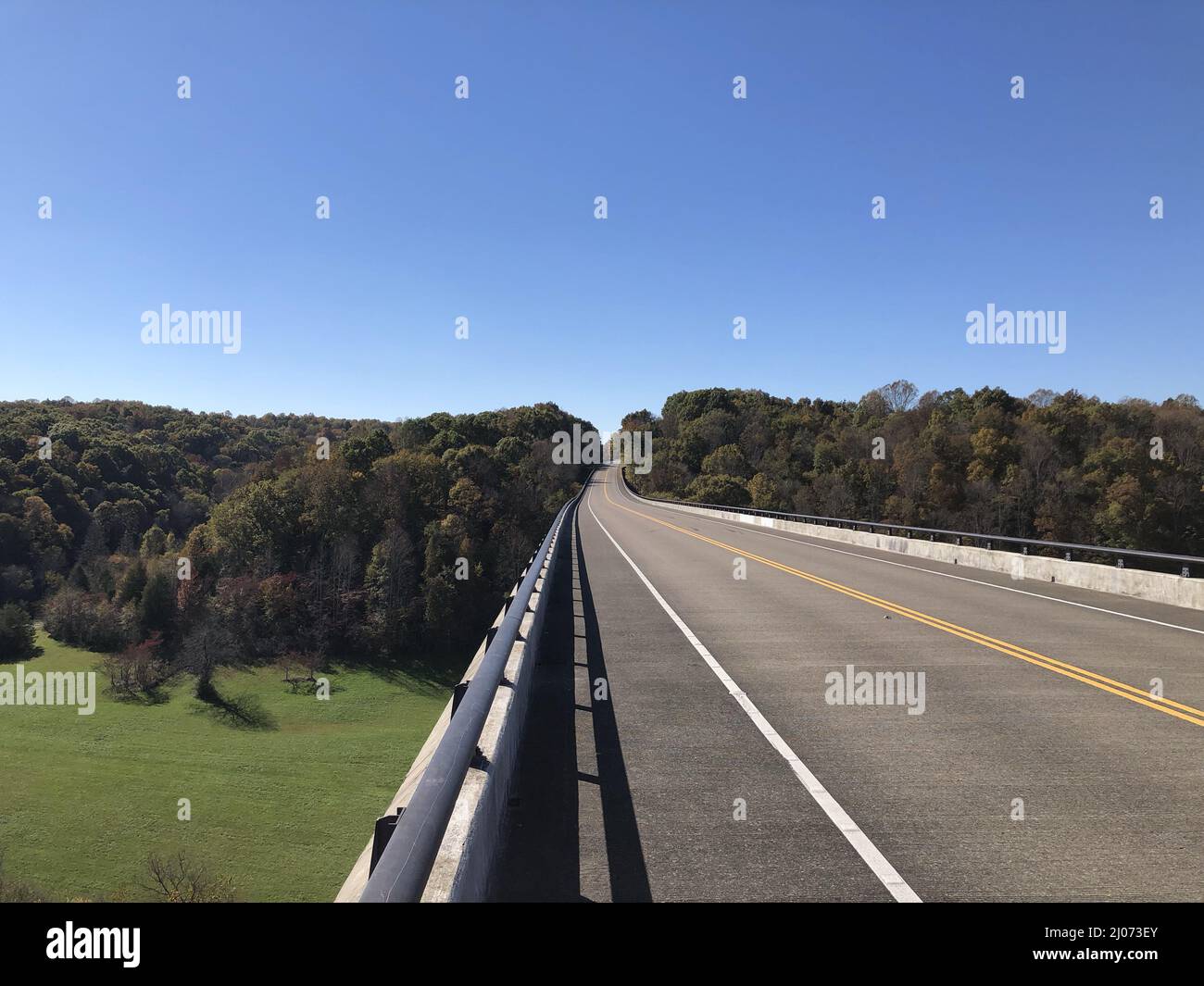 Natchez Trace bridge view Stock Photo - Alamy