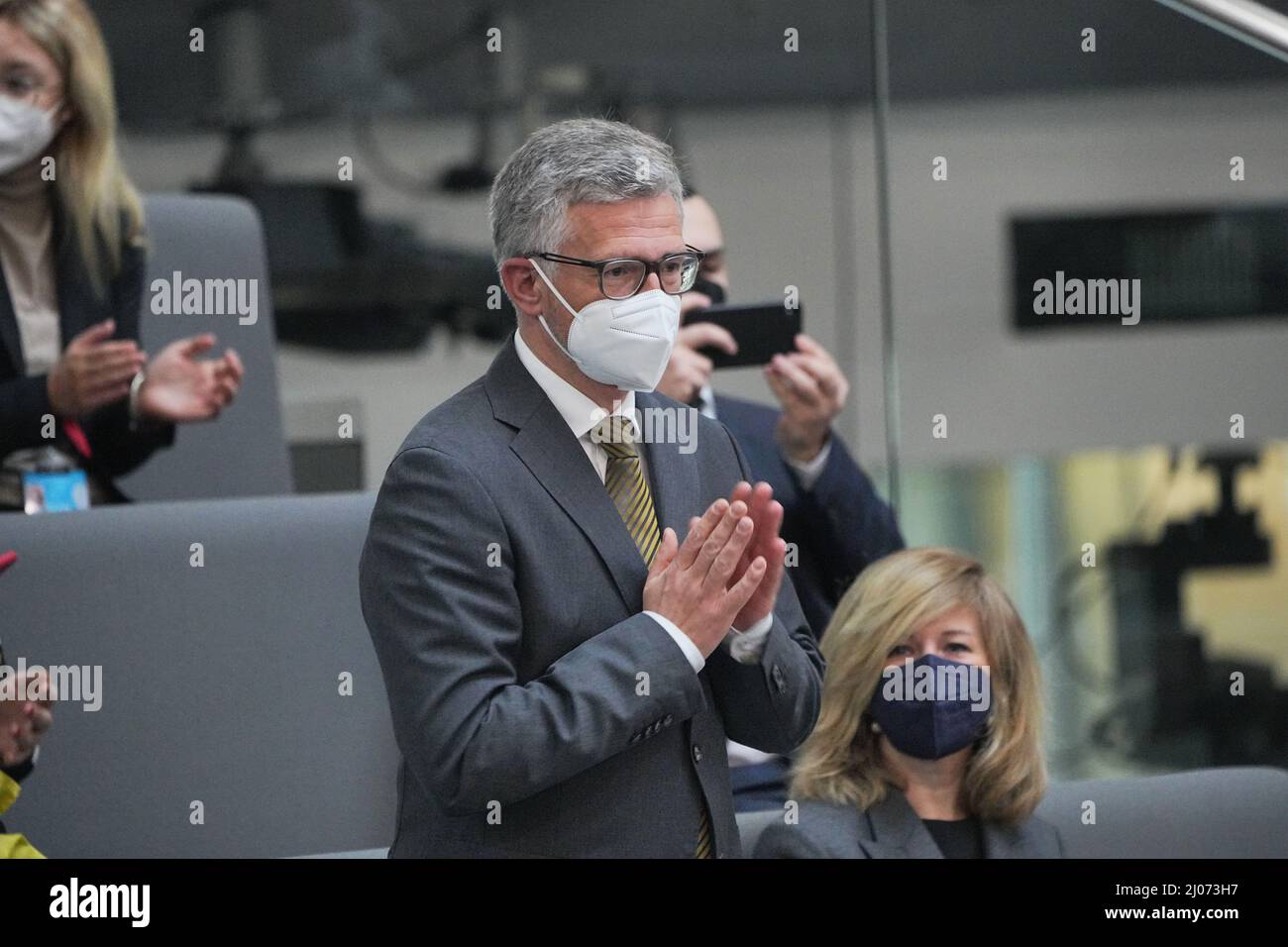 Berlin, Germany. 17th Mar, 2022. Ukrainian Ambassador to Berlin Andriy ...