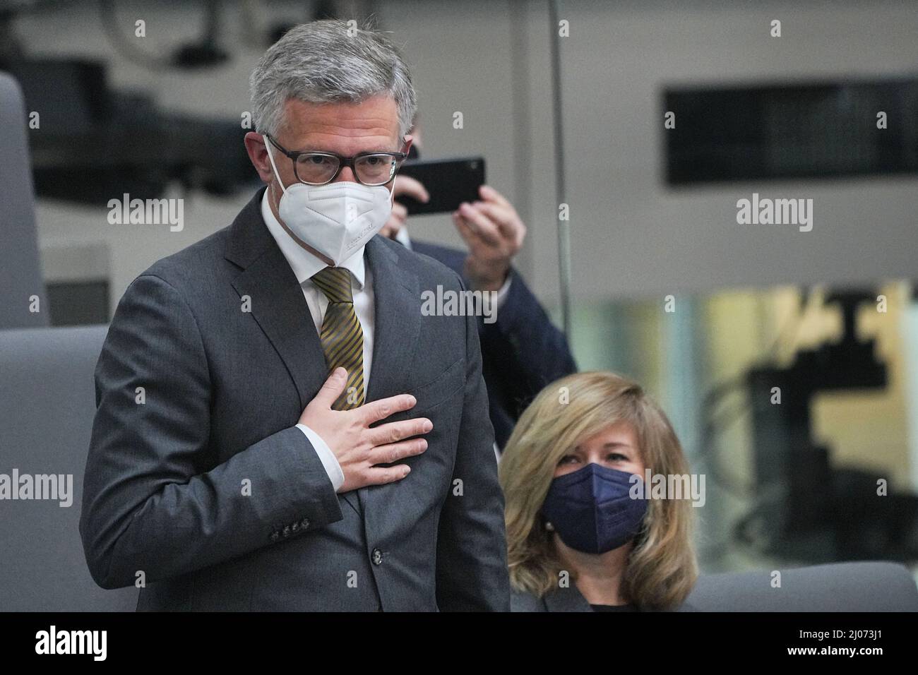 Berlin, Germany. 17th Mar, 2022. Ukrainian Ambassador to Berlin Andriy ...