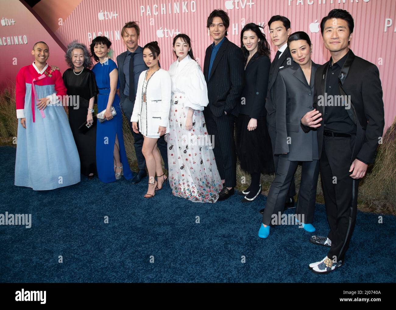 March 16, 2022, Los Angeles, California, USA: (L-R) Jin Ha, Youn Yuh ...
