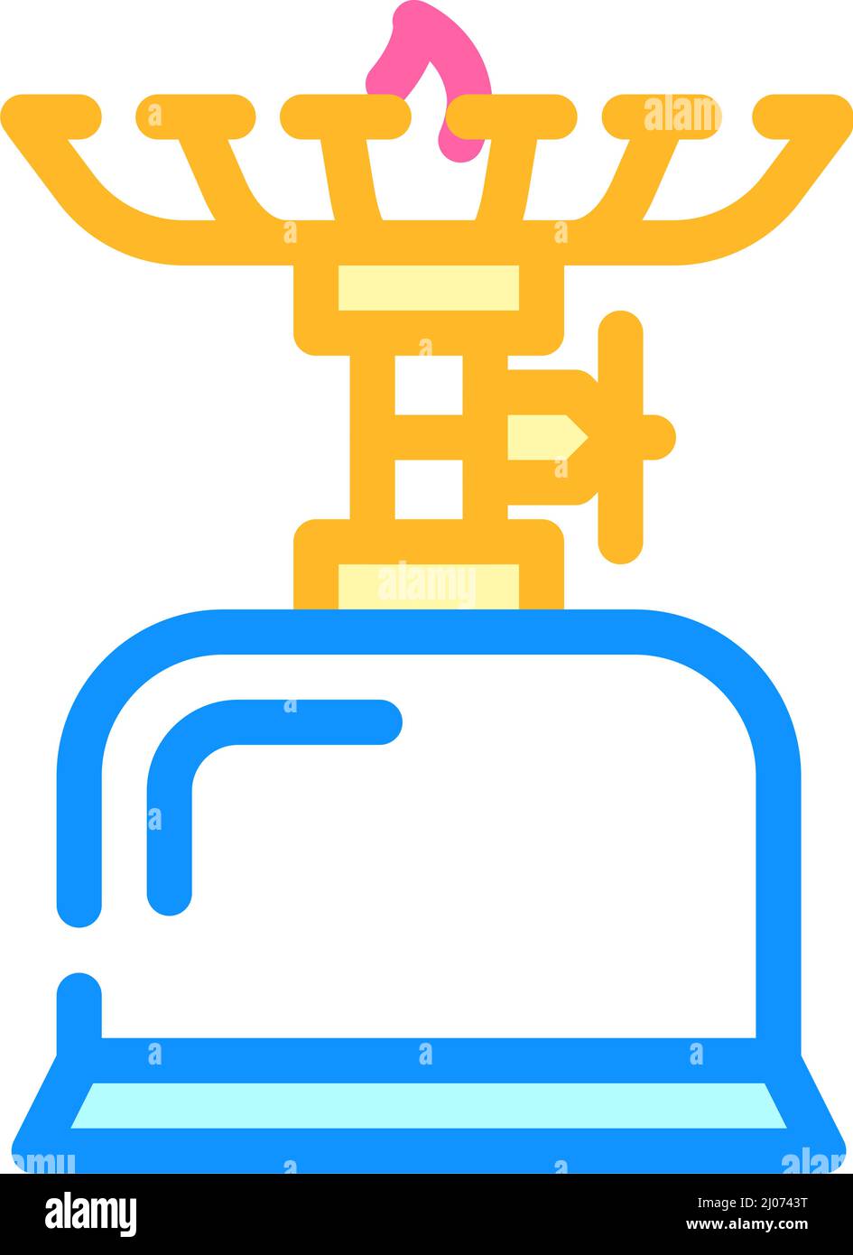 gas stove color icon vector illustration Stock Vector Image & Art - Alamy