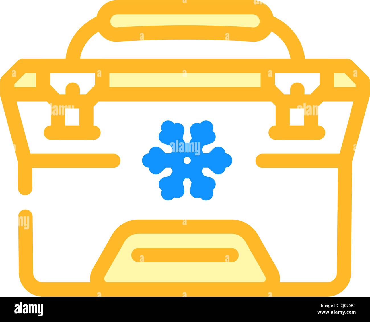 freezer bag color icon vector illustration Stock Vector Image & Art - Alamy