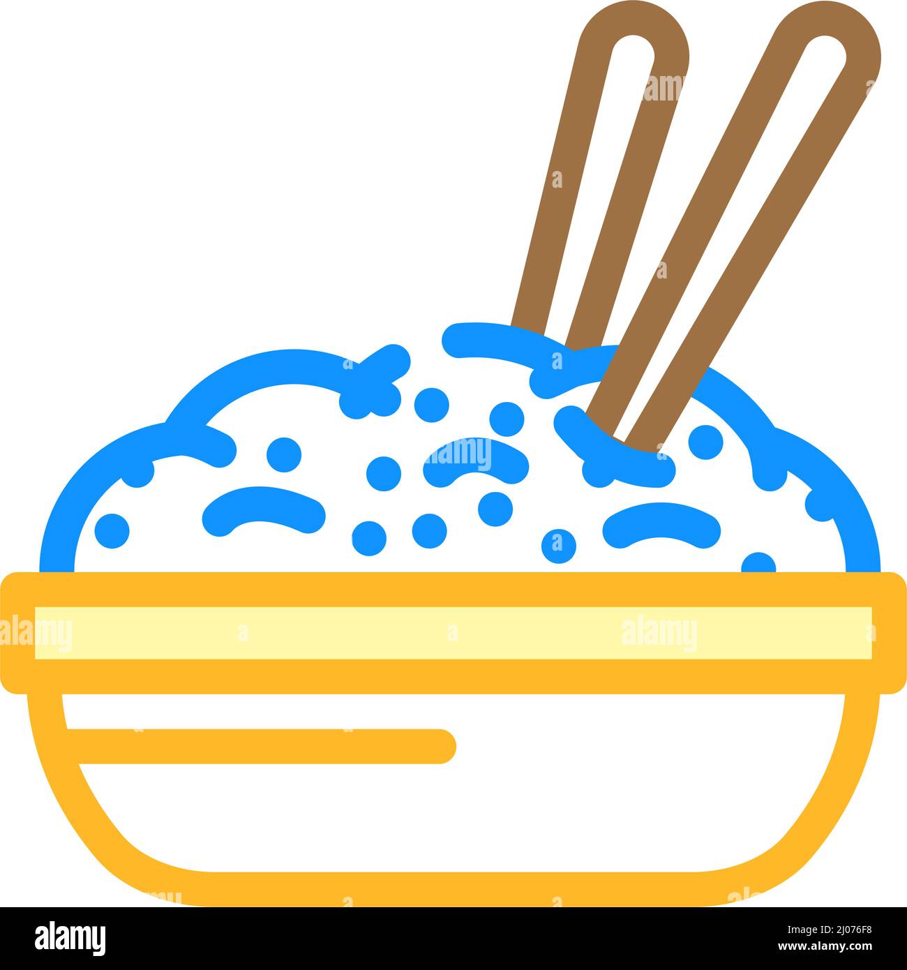 chinese food color icon vector illustration Stock Vector Image & Art ...
