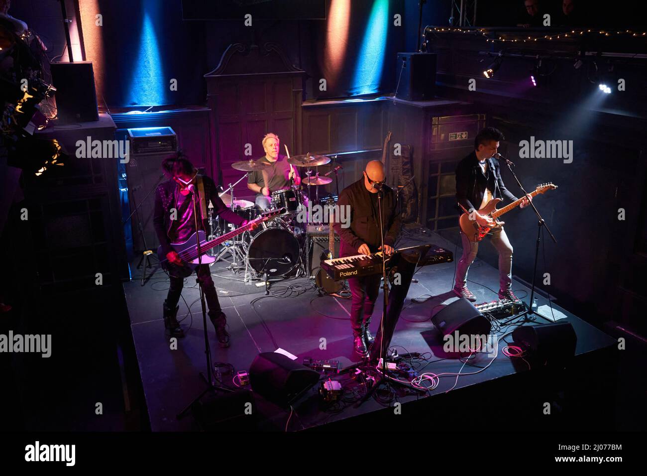 Eighties New Wave band A Flock of Seagulls performing at The Acapela ...