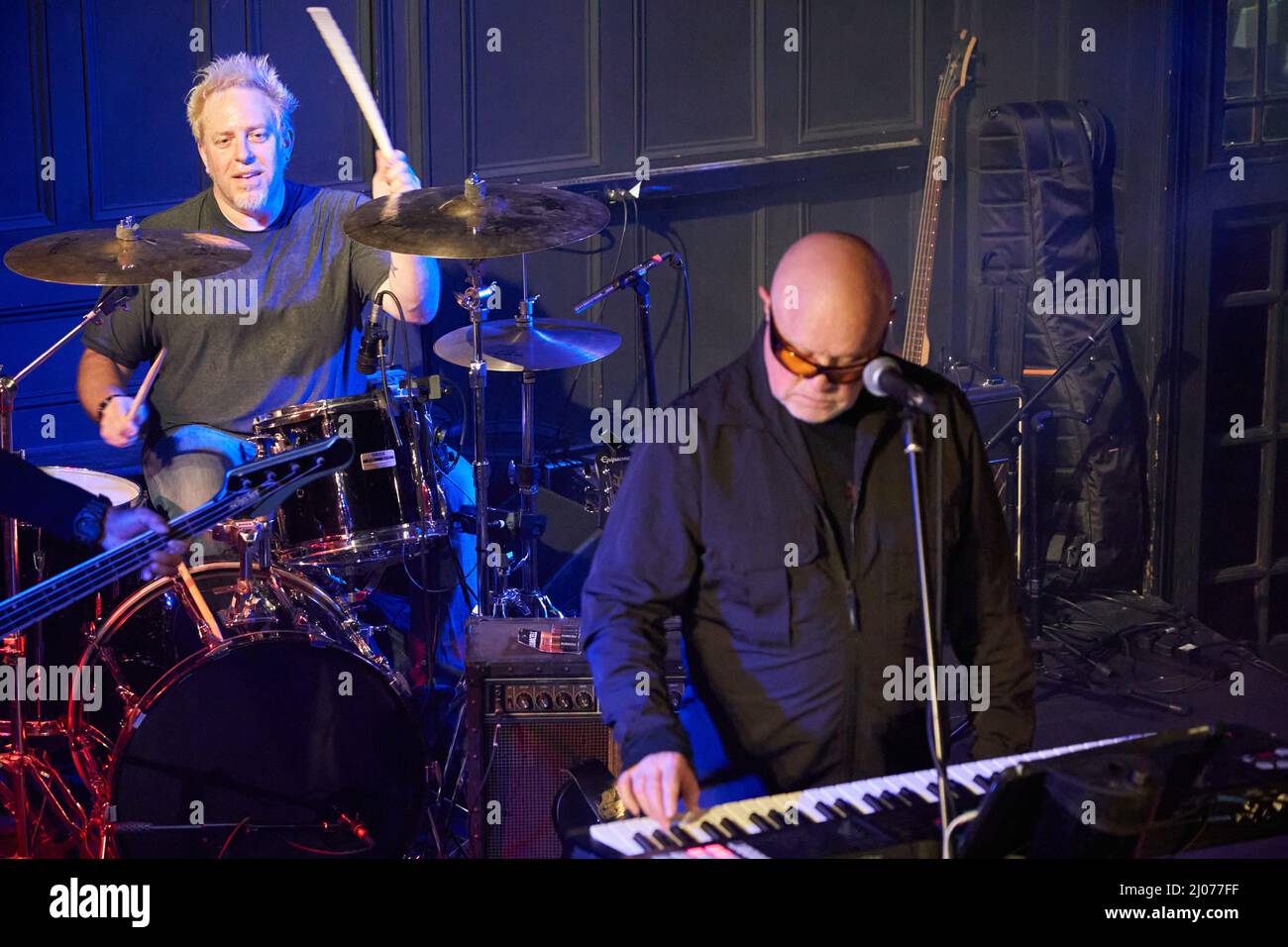 Eighties New Wave band A Flock of Seagulls performing at The Acapela ...