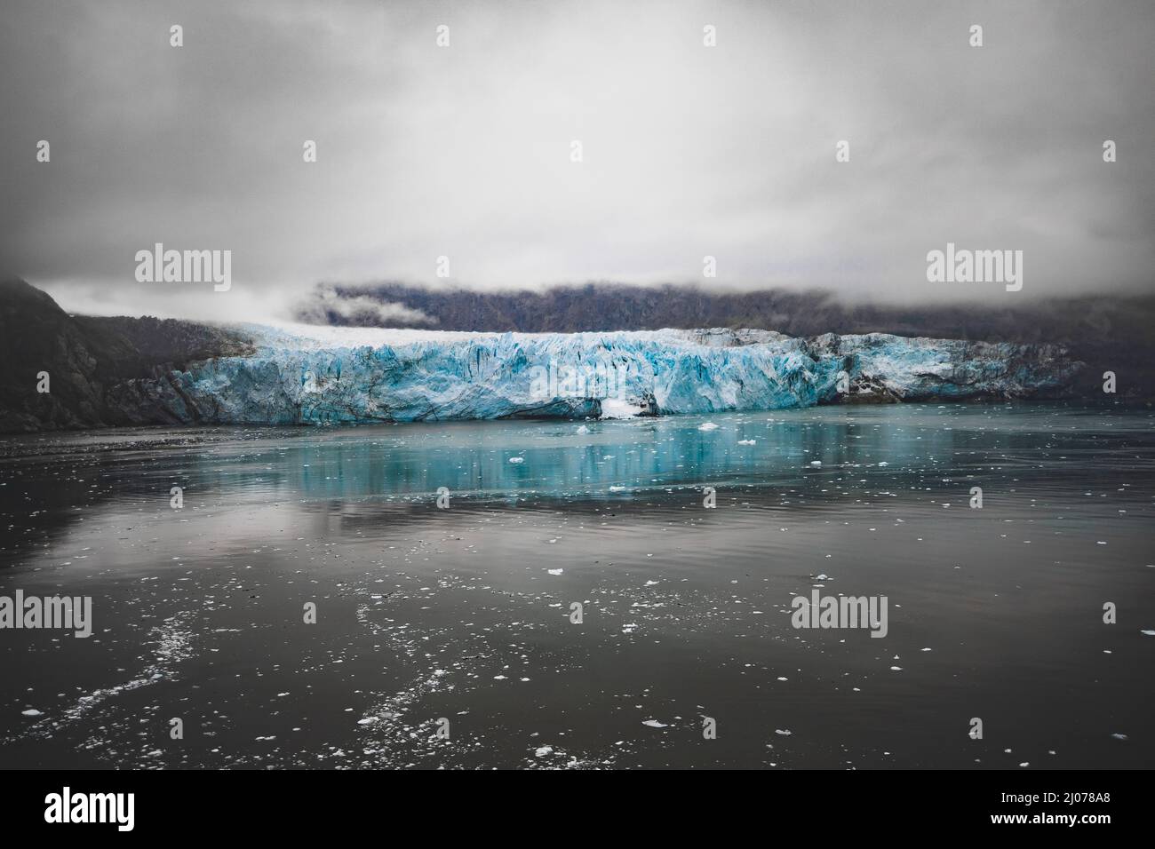 College Fjord Glacier Stock Photo - Alamy