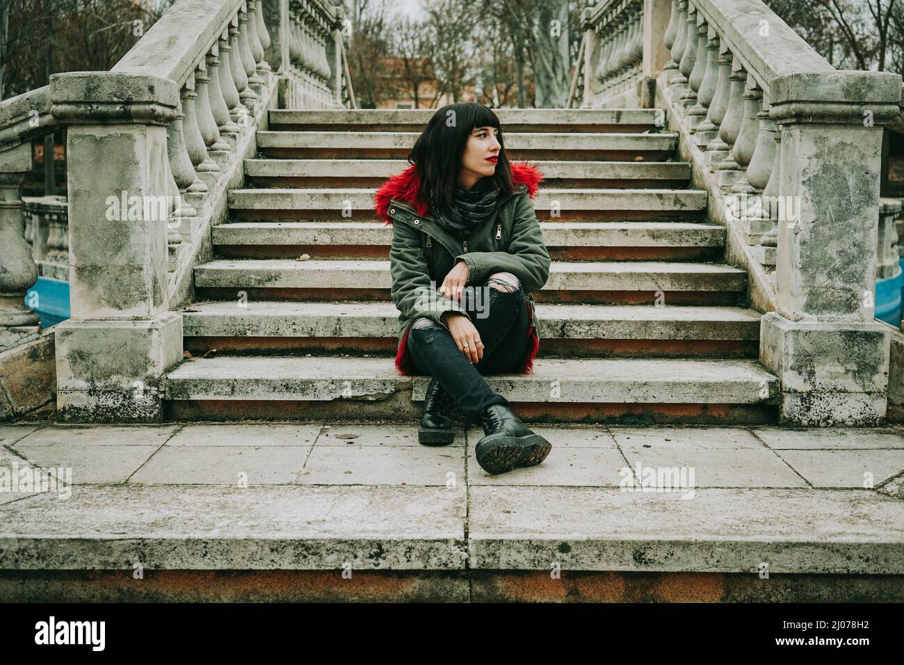 Ghotic woman hi-res stock photography and images - Alamy