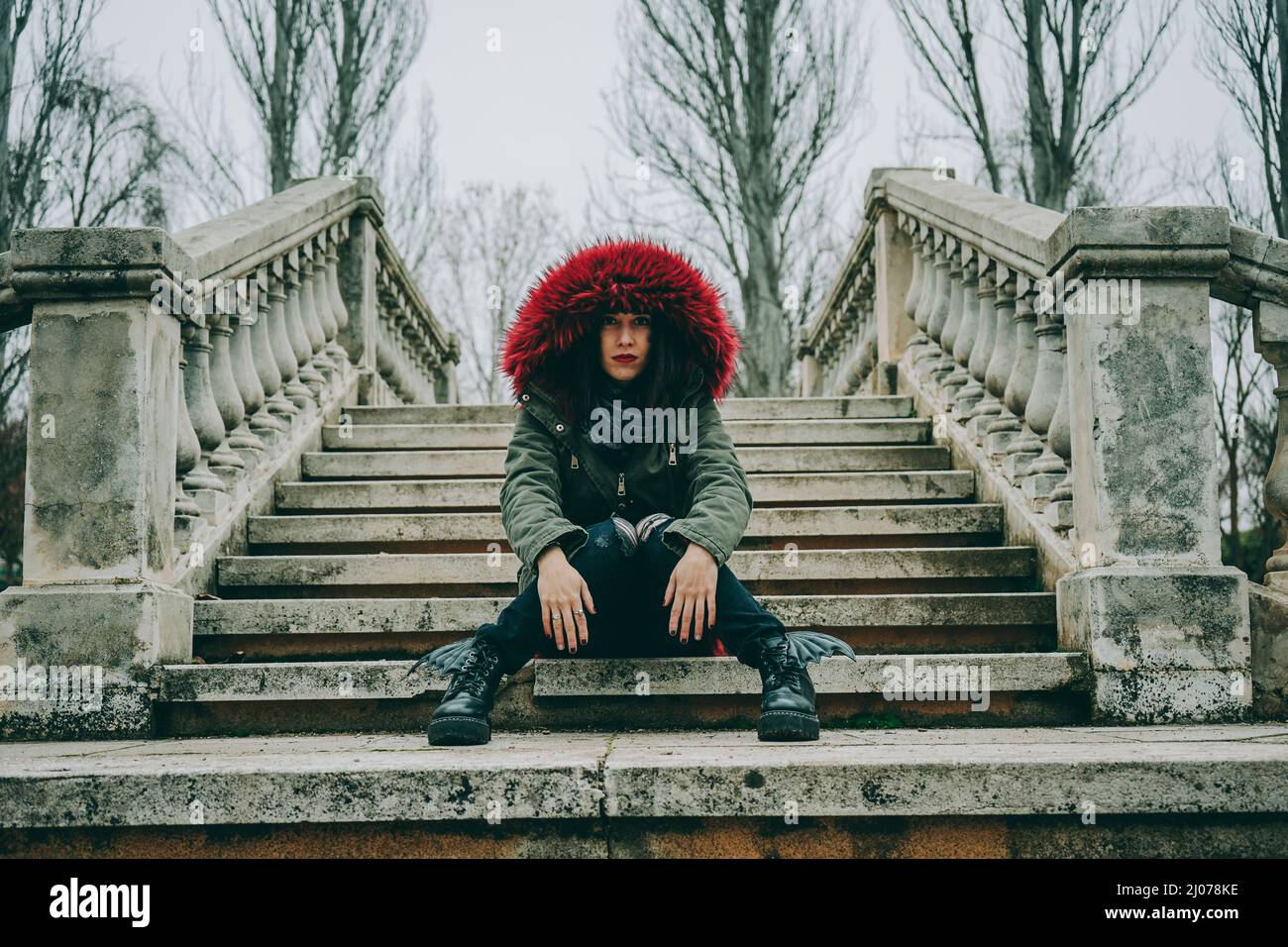 Ghotic woman hi-res stock photography and images - Alamy