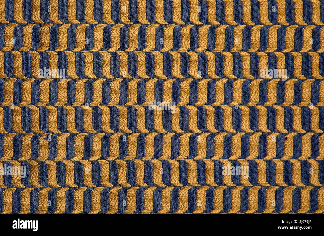 fabric in mustard color with geometric patterns. mustard knitted ...