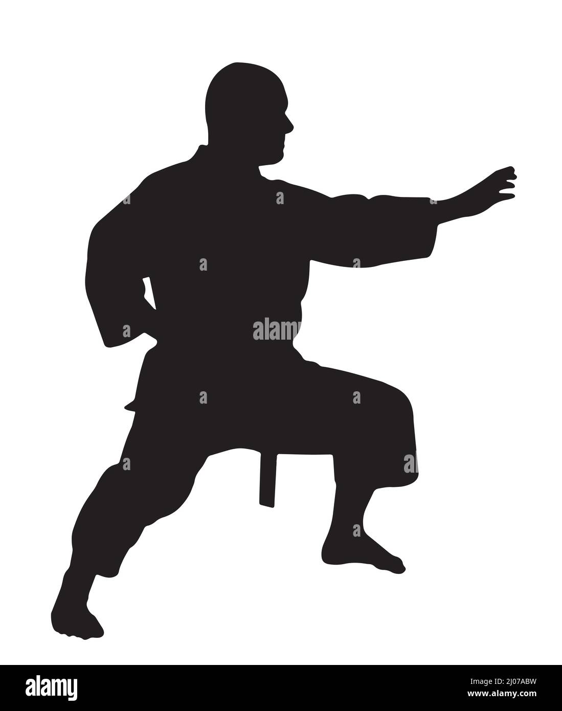 Karate Demonstration Stock Vector Images - Alamy