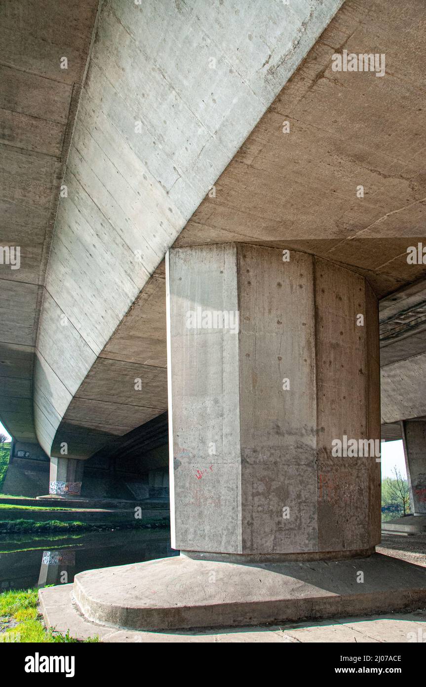 Motorway Underpass Portrait Format Stock Photo - Alamy