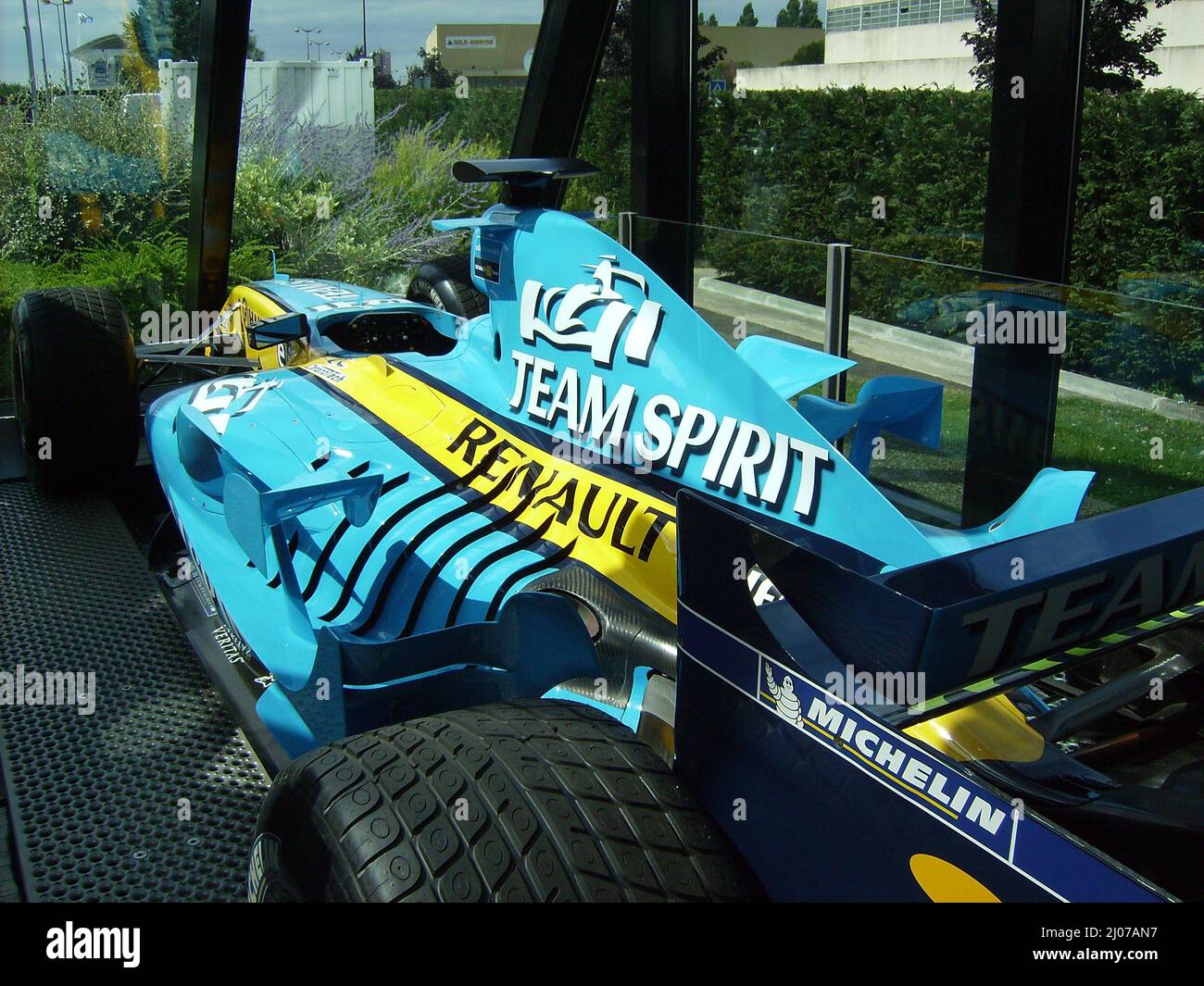 One of the race winning F1 cars from Renault Stock Photo - Alamy