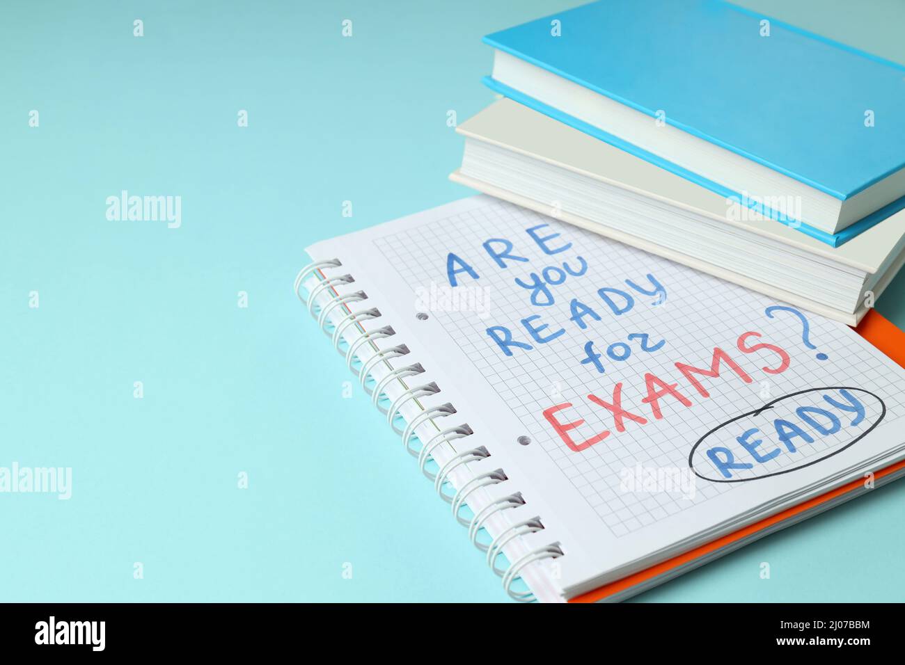 Concept of exams and tests, space for text Stock Photo - Alamy