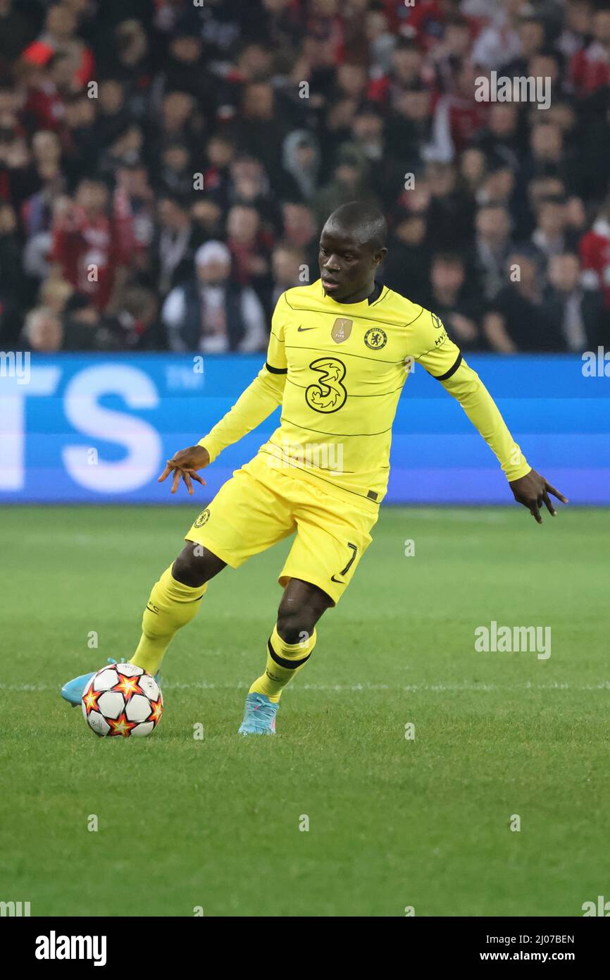 N'Golo Kante Chelsea during the UEFA Champions League, Round of 16, 2nd ...